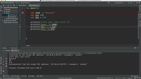 Kotlin Data Types Define Variables Youtube