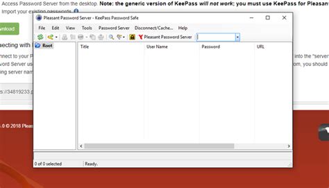 Connecting With Keepass Pleasant Solutions