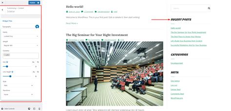 Sidebar Overview Docs Zakratheme