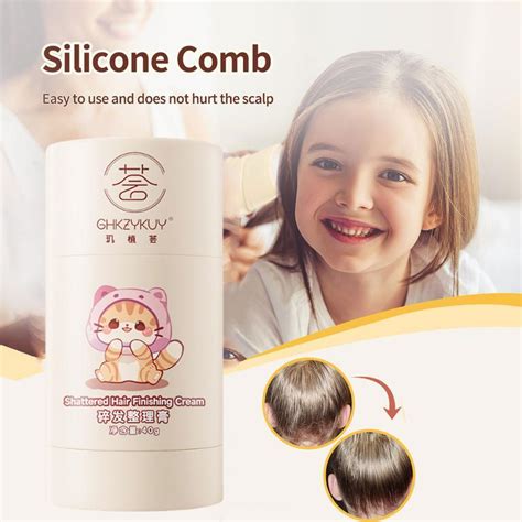 Broken Hair Finishing Cream W Comb Baby Hair Styling Stick Hair Wax