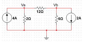 Solved Use Nodal Analysis To Determine The Nodal Voltages Va Chegg Com