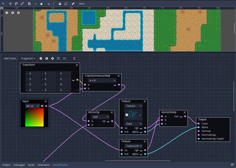 animating water tiles part 2 experimenting with shaders