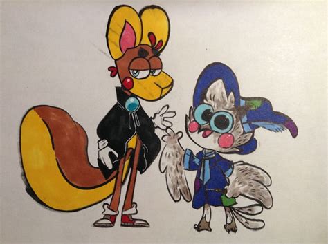 Monty The Squirrel And Pippi The Owl Magic Frens