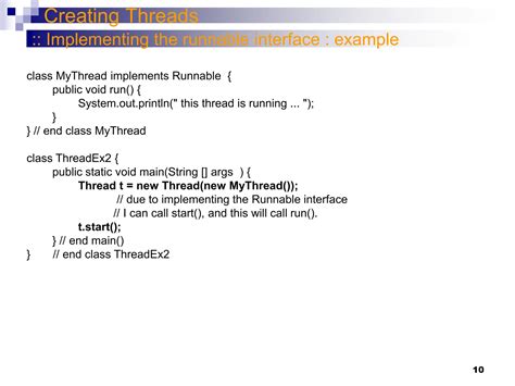 Multithreading Creating A Thread And Life Cycle In Java Ppt