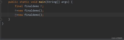 Java之final关键字 学习记录 Csdn博客