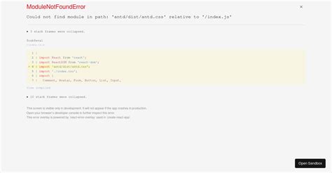 Null Codesandbox
