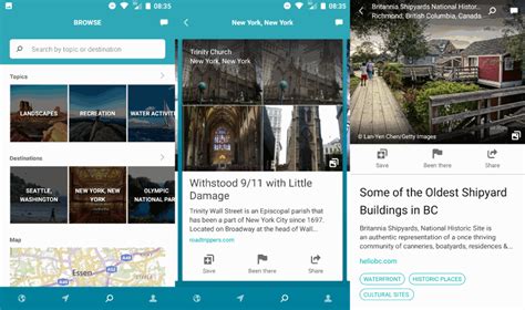 Microsoft Garage Releases Outings Travel Discovery App Ghacks Tech News
