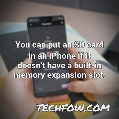 Does Iphone Have Sd Card Slot With Pictures TechFOW Com