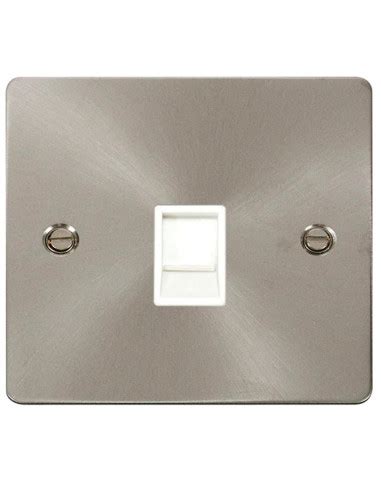 SCW CAT RJ SCAME MODERNA SINGLE COMPUTER SOCKET CHROME SCW CAT RJ SCAME MODERNA SINGLE COMPUTER SOCKET CHROME