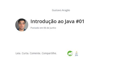 Introdução ao Java 01