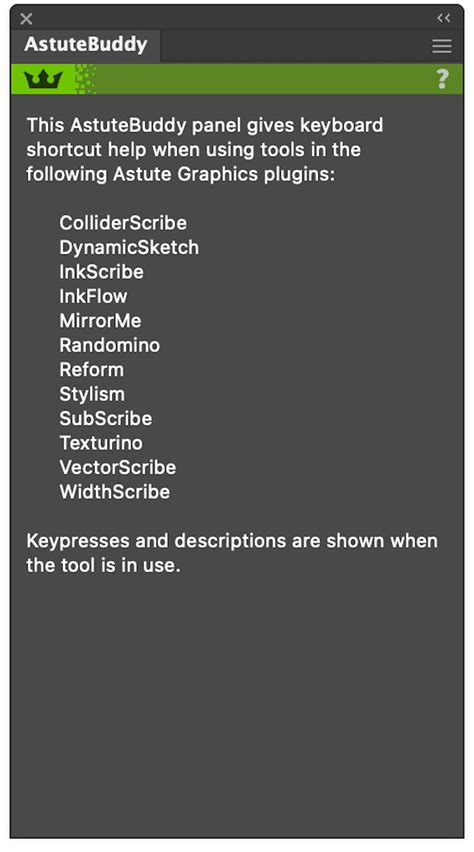 Astutebuddy Panel Astute Graphics Documentation