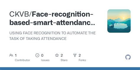 Github Ckvbface Recognition Based Smart Attendance Managment System Using Dlib Using Face