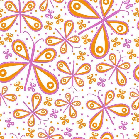 Flutterby Butterfly Surface Pattern Design Butterfly Floral Pattern