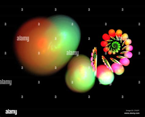 A Flame Apple Spiral Fractal Created Using The Apophysis Computer