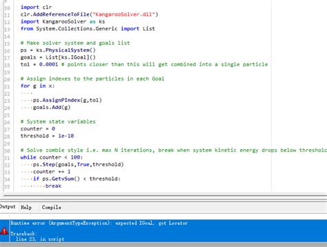Kangaroo Cast Goalobject To Igoal In Python Scripting Mcneel Forum