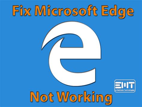 Edge Not Starting Microsoft Edge Not Opening In Windows 1110 Wnmejp