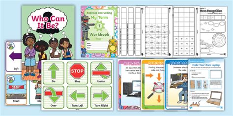 grade 1 robotics and coding first term resource pack