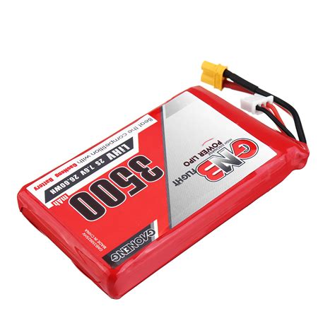 Gaoneng Gnb 7 6v 3500mah 2s Hv Lipo Battery Xt30 Plug For Frysky Taranis Qx7 Transmitter Tx