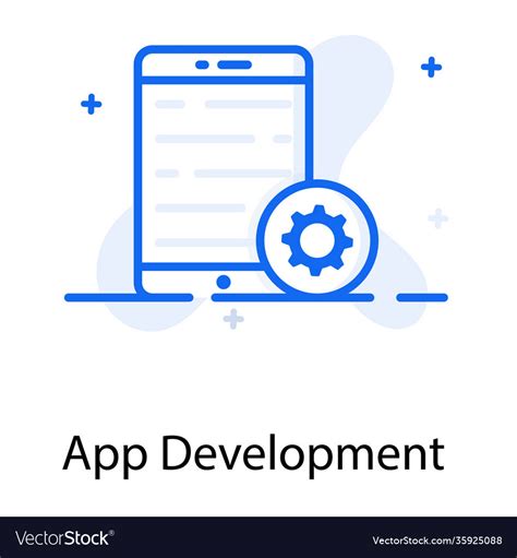 App Development Royalty Free Vector Image Vectorstock