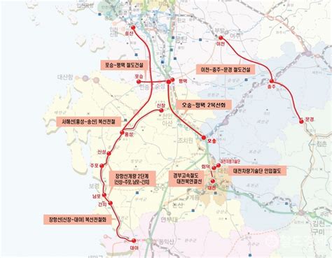 철도공단 충청권 사업단 8개 철도사업에 올해 7082억 투입