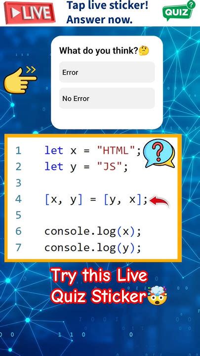 Javascript Live Quiz 19 Javascriptquiz Youtube