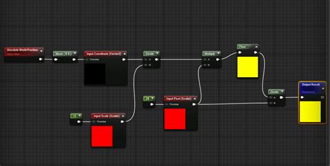 ue4 pixel shader low resolution panning and subtraction real time vfx