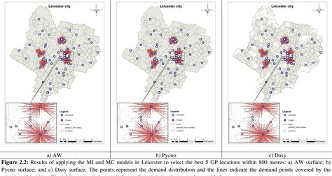 Figure 21 From Gis Based Interaction Of Location Allocation Models With Areal Interpolation
