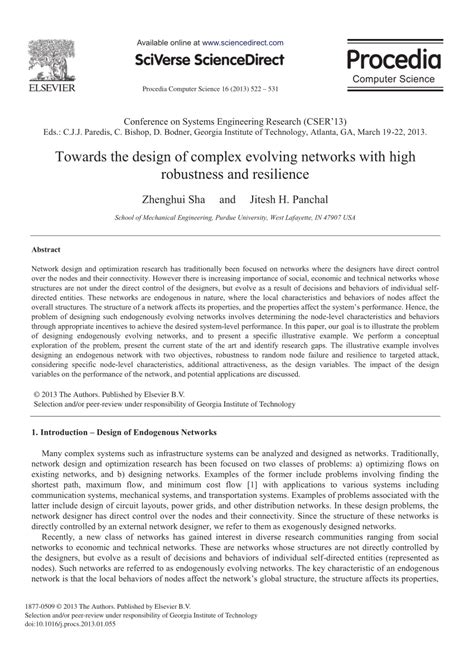 Pdf Towards The Design Of Complex Evolving Networks With High