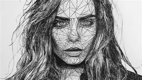 CARA DELEVINGNE TRIANGULATION DRAWING YouTube