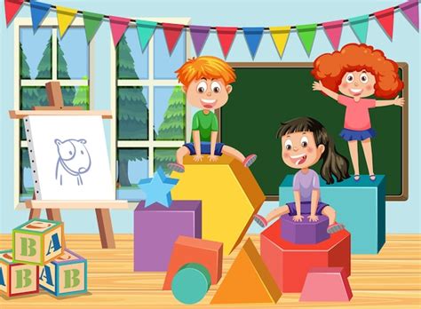 Premium Vector Student In Math Classroom