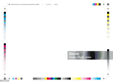Cmyk 인쇄 잘라냄 및 보정값이 표시 인쇄기에 대한 스톡 벡터 아트 및 기타 이미지 인쇄기 컴퓨터 프린터 판화 일러스트레이션 기법 Istock