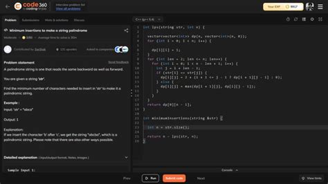 Rohit Chauhan On Linkedin Datastructures Algorithms Dynamicprogramming Palindrome Dsachallenge