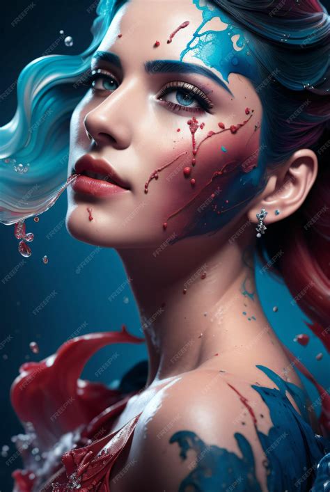Premium Ai Image Digital Art Of Sexy Woman In Realistic Style With