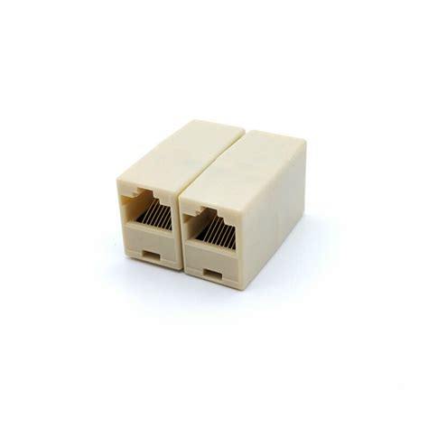 10pcs Rj45 Cat5 8p8c Socket Extender Connector Cou Vicedeal