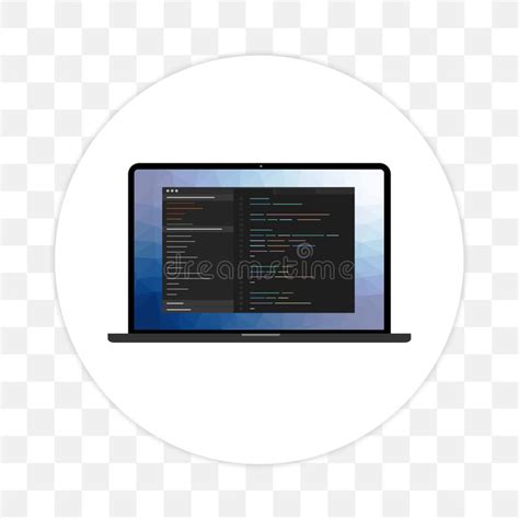 Web Development Isometric Concept Programming And Coding Laptop Computer And Mobile Phone With