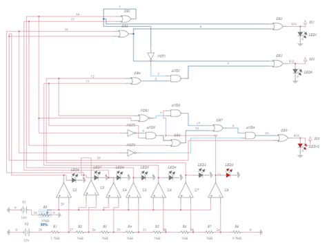 Priority Encoder Multisim Live