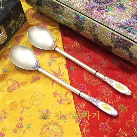선물 예단 은수저세트에 조각된 문양들의 의미는 네이버 블로그