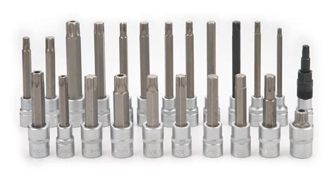 Force 4266 12 Doppenset Inbus Torx Resitorx Spline Ribe 26