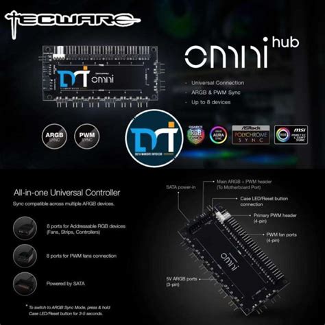 Promo Tecware OMINI HUB Fan Controller PWM ARGB Sync Diskon Di Seller Vegara Store