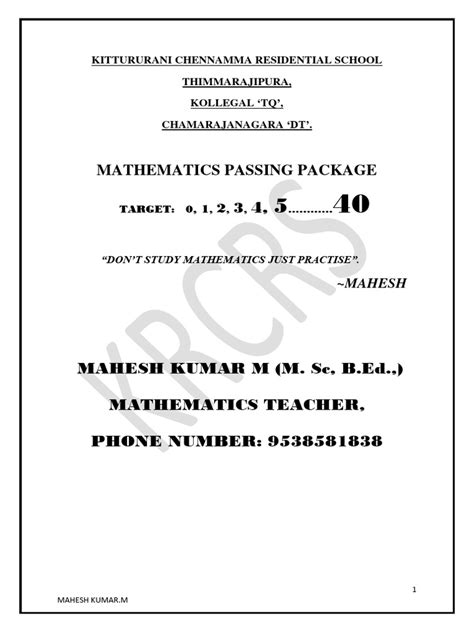 10th Passing Package Pdf Circle Triangle