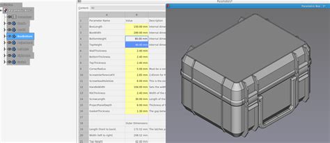 Parametric Box Freecad Edition By Henry Download Free Stl Model