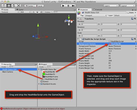 Create A Player Health Status Indicator For The Unity Gui Cody Burleson