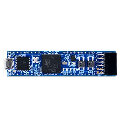 digilent cmod s7 breadboardable spartan 7 fpga module