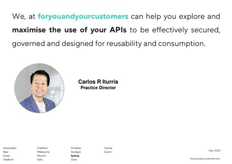 Apidays Australia 2023 3 Simple Steps To Improve Api Security Carlos Rodriguez Iturria
