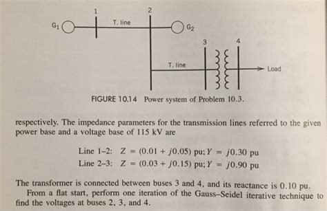 solved 10 3 shown in fig 10 14 bus 1 is selected as the