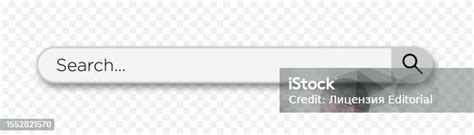 검색 창 텍스트 필드와 검색 단추가 있는 웹 요소입니다 검색 네비게이터 Ui에 대한 검색 창입니다 검색에 대한 스톡 벡터 아트 및 기타 이미지 Istock