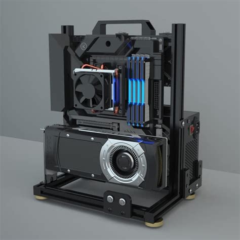 Egowz PC Creative Assembly Frame Test BenchOpen Air Frame Case DIY Computer Motherboard Case
