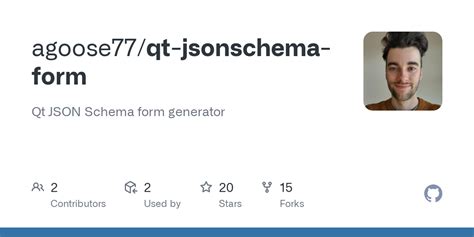 Github Agoose77qt Jsonschema Form Qt Json Schema Form Generator