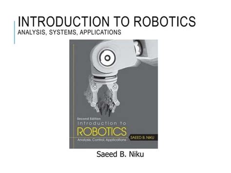 Robotics Unit 16ppt Robotics Basics Ppt Notes Ppt