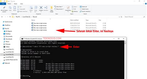 Cara Rename Banyak File Folder Sekaligus Pada Os Windows 10 Teknosid